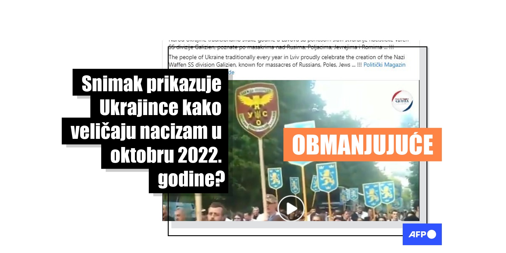 Stari snimci nacionalističkih komemoracija u Lavovu objavljeni su kao ...